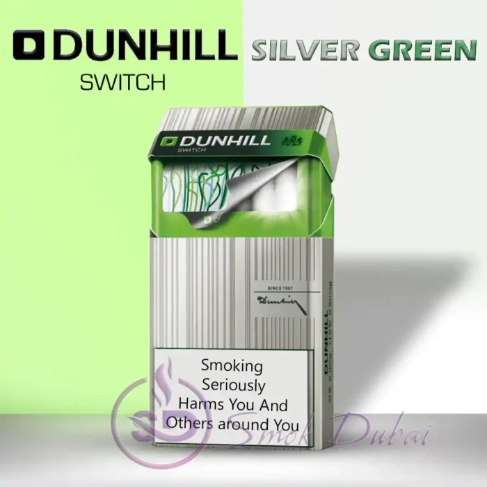 Original– Dunhill Switch Silver Green Cigarettes l Dual Flavor ...