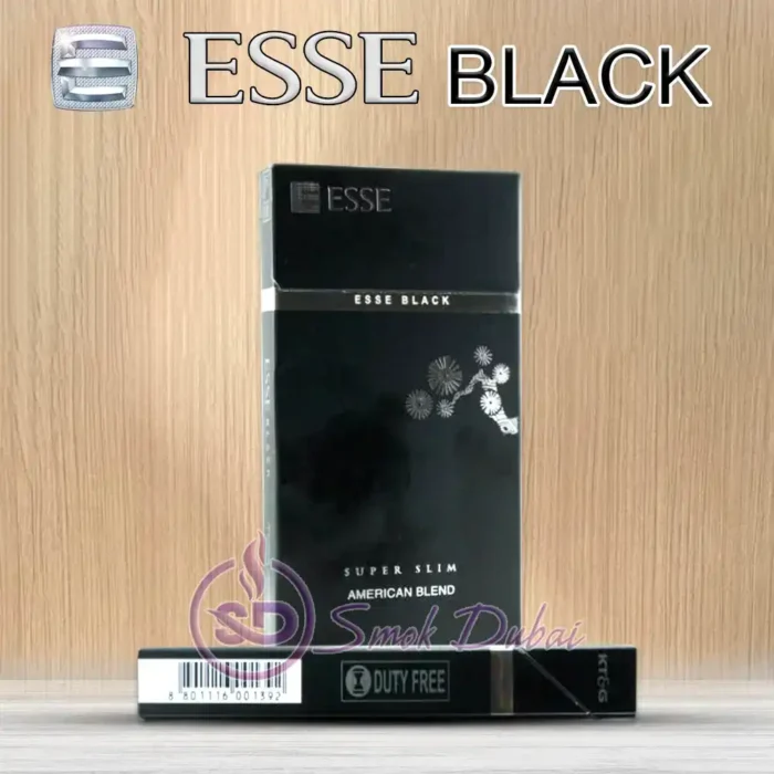 Order Esse Black cigarettes - Super-Slim Design smokdubai.com