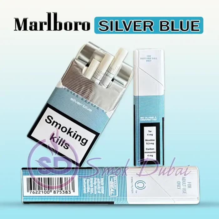 ORIGINAL Marlboro Silver Blue Cigarettes – UAE Delivery smokdubai.com