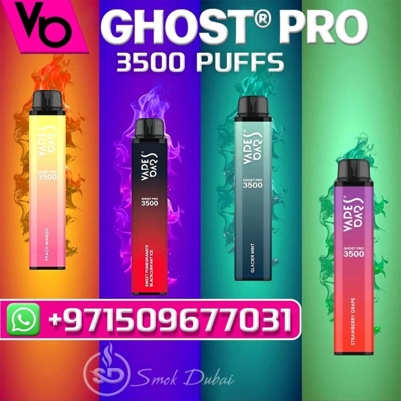 Buy Vape Bar Ghost Pro 3500 puffs Disposable - smokdubai.com