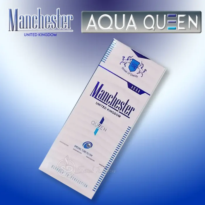 Get Manchester Aqua Queen Cigarettes - smokdubai.com