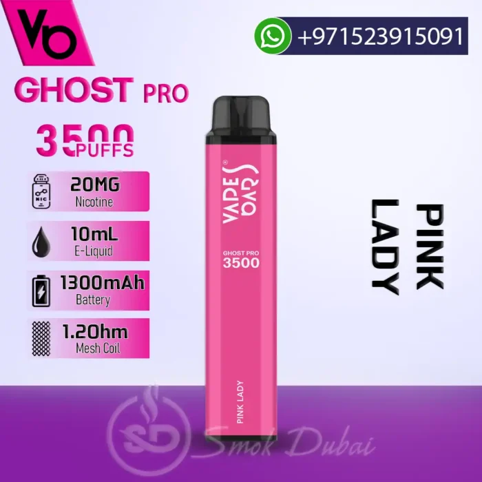 Buy Vape Bar Ghost Pro 3500 puffs Disposable - smokdubai.com